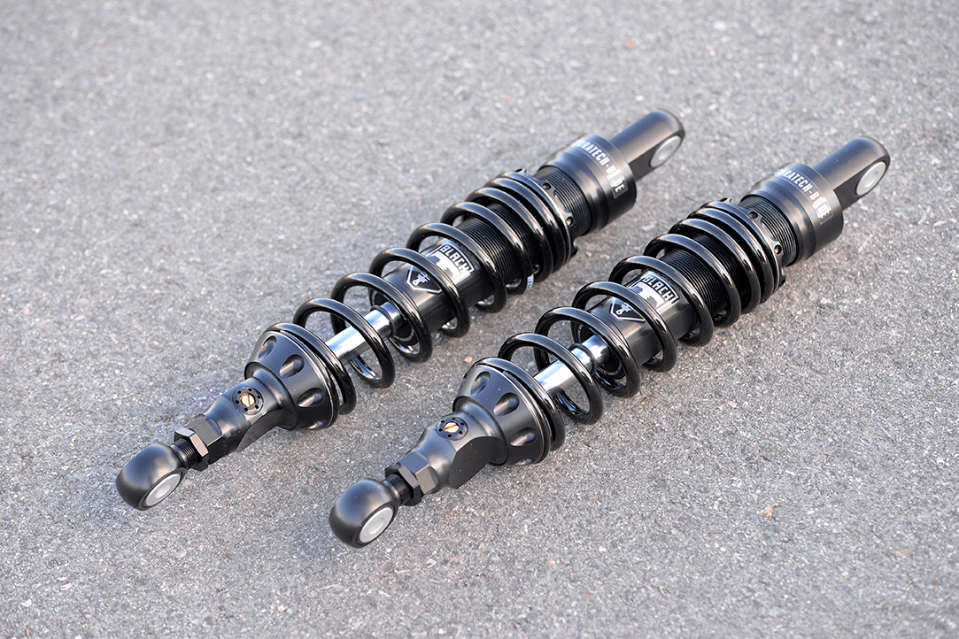 Rear Suspension Twin Shock in 385mm | WalzWerk® Motorcycles