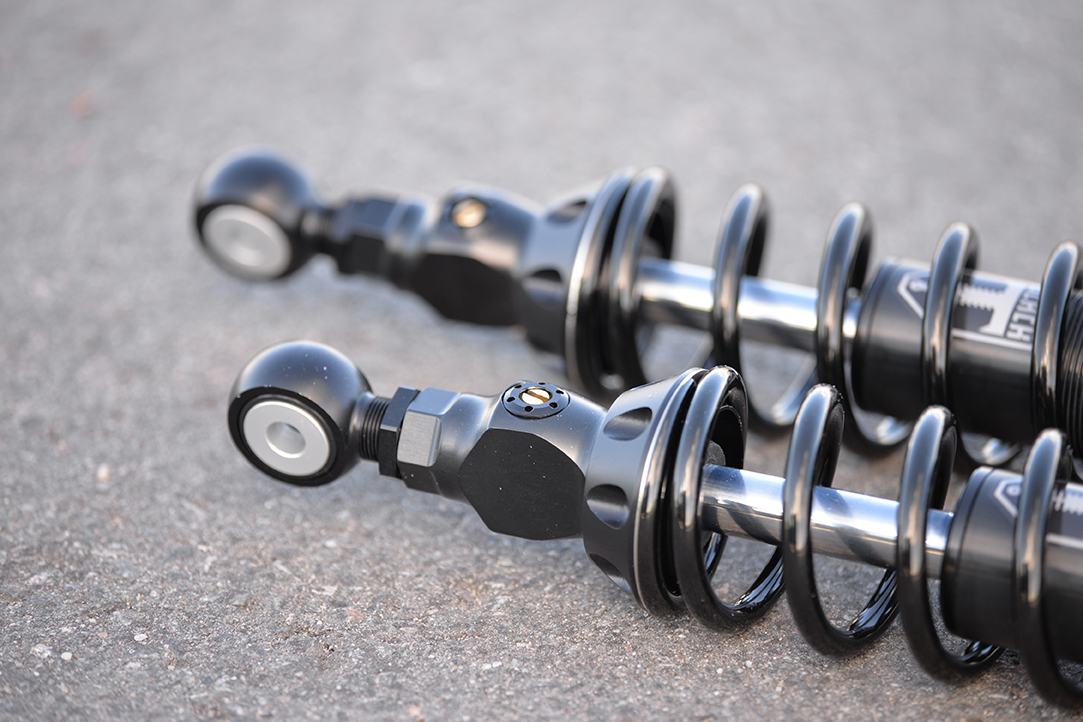 Rear Suspension Twin Shock in 385mm | WalzWerk® Motorcycles